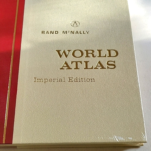 Rand Mcnally | Accents | Rand Mcnally World Atlas Imperial Edition ...